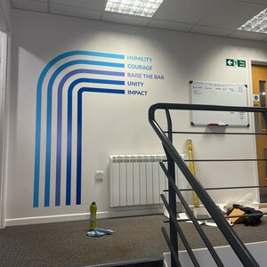 Teamwork Wall Decal, Technology Vinyl Wall Art Decals, Company Name ...