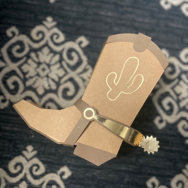 Cowboy Boot - 3D Project for Manual Cut or Machine Cutting File Country ...