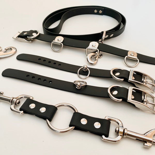 One Pair Buckling Biothane Cuffs - 3 Sizes - Many Colors Customizable ...