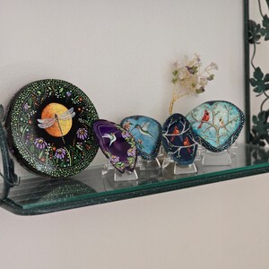 Hand Painted Rock Solar Eclipse 2024 moon & Sun by Inspirationrocks4u ...