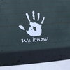 Skyrim Inspired We Know Vinyl Decal Dark Brotherhood Sticker Gaming ...