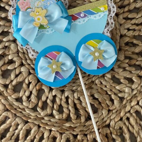 ABC Blocks Diaper Cake/bear Diaper Cake/baby Girl Diaper Cake/pastel ...