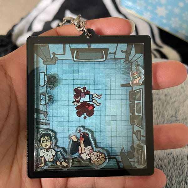 Saw Amanda Young Keychain - Etsy