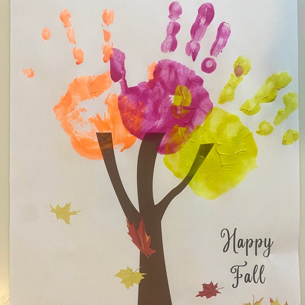 Five Little Flowers Handprint Template / DIY Printable Spring Craft ...