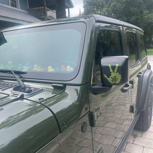 Sunflower Rear Hardtop Window Decal Fits Jeep Wrangler JKU JLU 4 Door ...