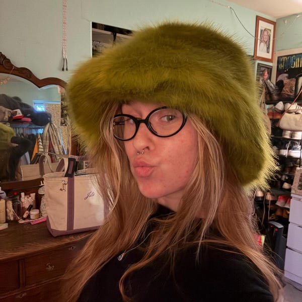 Incredibly Soft Extra Thick Fur Fluffy Fuzzy Bucket Hat -vegan Fur Hat ...
