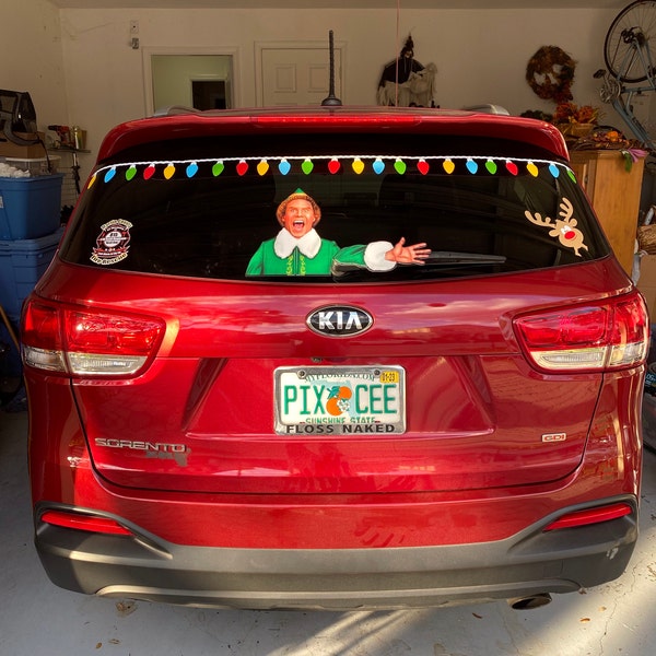 Retro Christmas Light Decal Kit for Your Car - Holiday / Christmas ...