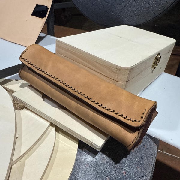 Leather Needle Case PDF, SVG and DXF Pattern, Leather Diy, (laser Cut ...