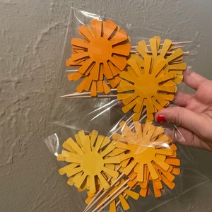 Sun Cupcake Toppers, Sunny Cupcake Toppers, Sunshine Cupcake Toppers ...