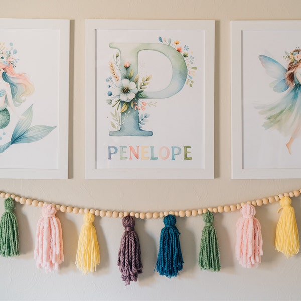 Custom Initial Print Printable Name Sign Personalized Name Print ...