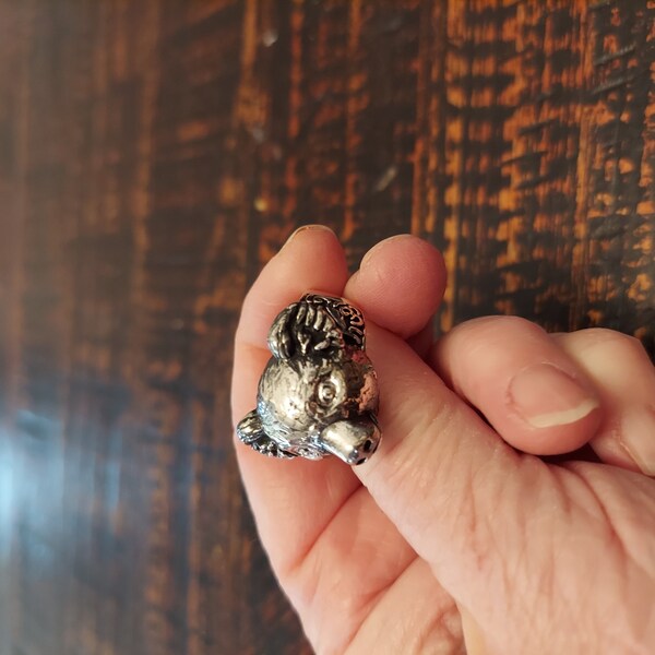 Dragon Ring ,godzilla Ring Head, Godzilla Sterling Silver Ring, Animal ...