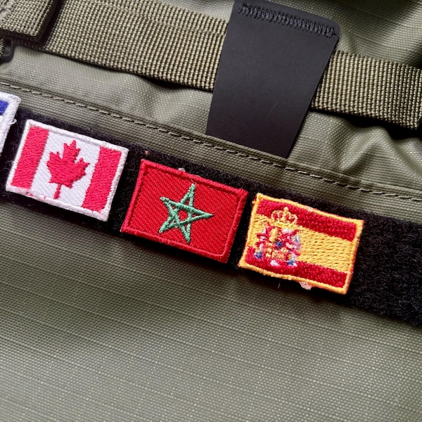 Embroidered Different Sizes National Country Flags Iron Sew on ...