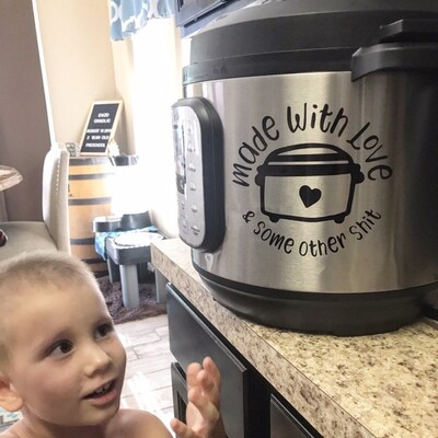 Instant Pot Decal Made With Love Sticker - Etsy