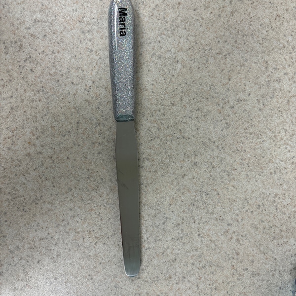 9in Tapered Spatula Glitter Personalized Ultra Fine Glitter Pharmacy ...