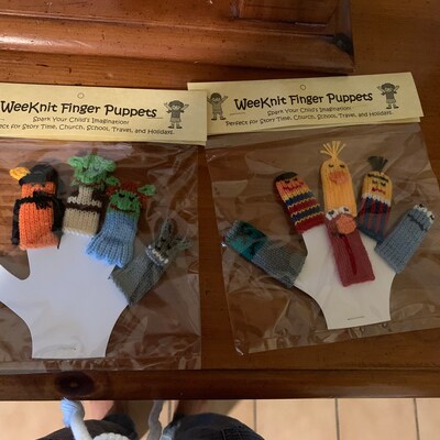 Nativity Finger Puppet Set includes Baby Jesus Mary Jospeh - Etsy