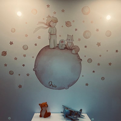 The Little Prince Wall Decal. Wall Sticker Little Prince. Nursery Wall ...