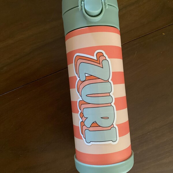 Waterproof Name Decal Personalized Vinyl Sticker NAME STICKER ...