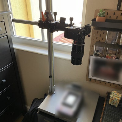 SUPER Heavy Duty 36 Tall Easy Slide Macro Copy Stand DSLR Camera Stand ...