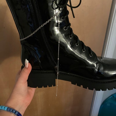 Crystal Boot Chain Punk Quartz Gothic Doc Charm Shoe Accessories - Etsy