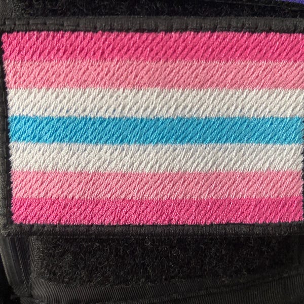 Three Arrows Flag Embroidered Patch | Anarchism Antifa | Hook and Loop ...