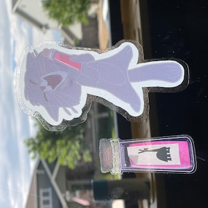Yzma Cat With Potion Transparent Sticker/ Laptop Iphone Water - Etsy