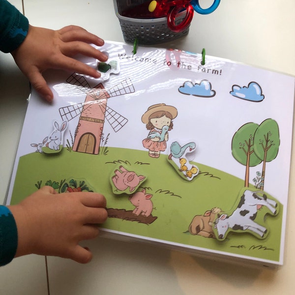 Emoji Emotions Kids Matching Game, Create at Home Learning Velcro Busy ...