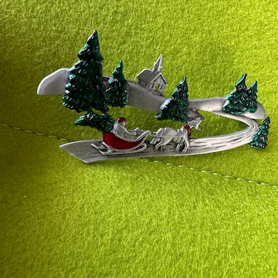 JJ Jonette Silver Pewter Stringray Fish Pin - Etsy