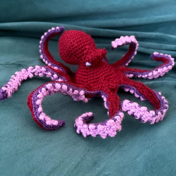 Crochet Pattern Realistic Cuttlefish-amigurumi Cuttlefish-stuffed ...