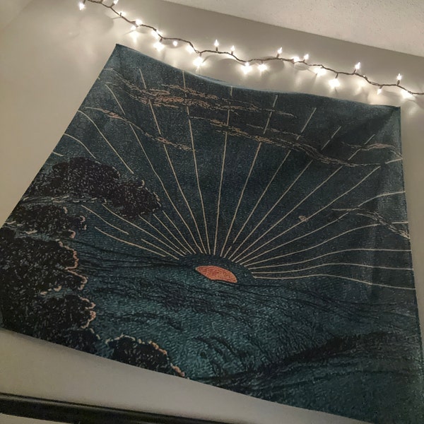 Sun Tapestry,tapestry Wall Hanging, Art Hand Woven, Home Living Room ...