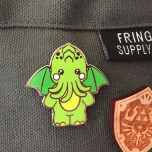 Cute-thulhu Enamel Pin Hard Enamel Pin Cloisonné Cthulhu | Etsy