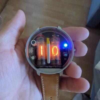 Nixie Clock Kit IN14 with Tubes and Wooden Enclosure. UPS Fast Shipping ...