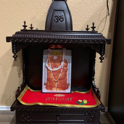 24 KMD Small Pooja Mandir for Home & Wooden Temple With Doors - Etsy