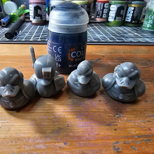 Robed Astral Marine Rubber Duck, 3D Printed Mini (STL by Epic Duck ...
