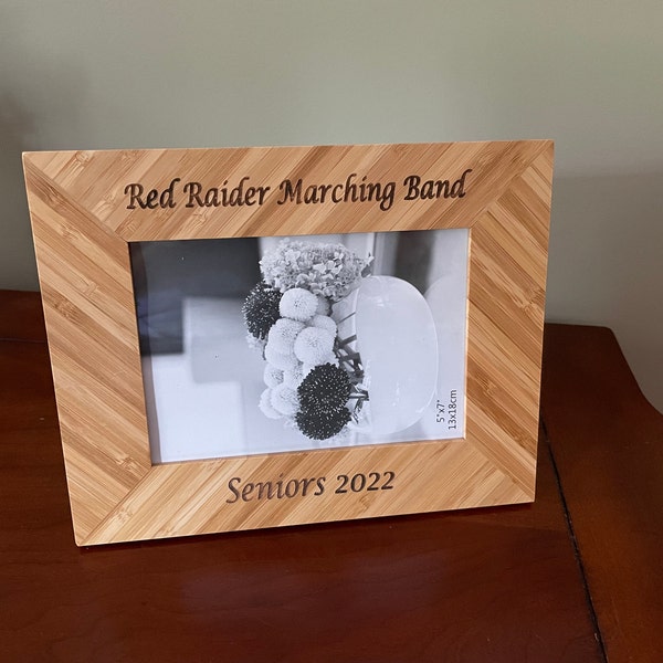 Personalized Picture Frame Custom Picture Engraved Picture Gift for Him ...