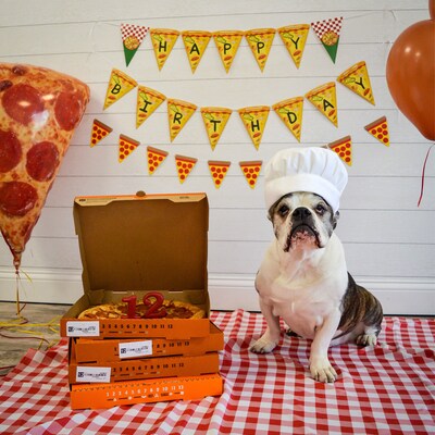 Pepperoni Pizza Balloon Foil Mylar 34 Pizza Party - Etsy