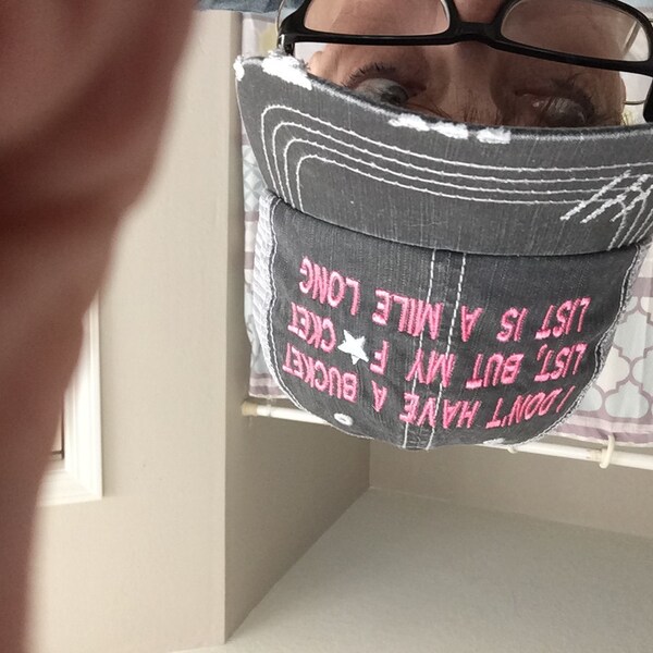 Funny Sarcasm Saying Cap Distressed Women's Trucker Hat Personalized ...