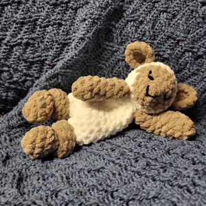 Puppy Snuggler Crochet Pattern. Dog Knotted Lovey Crochet Pattern ...