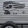 Patriotic Beach Rv Camper Decal With Flag and Personalized With Trailer ...