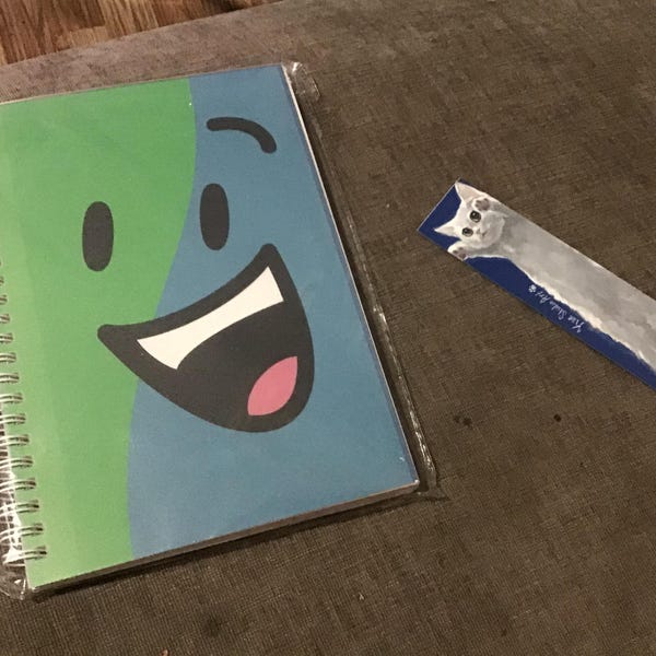 Book Spiral Notebook! (BFDI, BFDIA, TPOT) A5 Size, Blank Journal ...