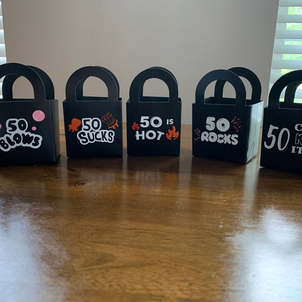 50th Birthday PRINTABLE Decorations 50 Sucks 50 Blows 50 Can Kiss It 50 ...