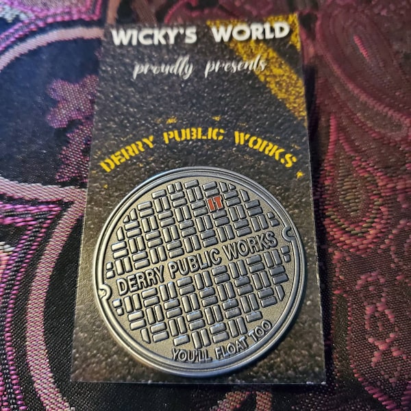 Stephen King's IT Inspired - Derry Public Works Enamel Pin - Etsy