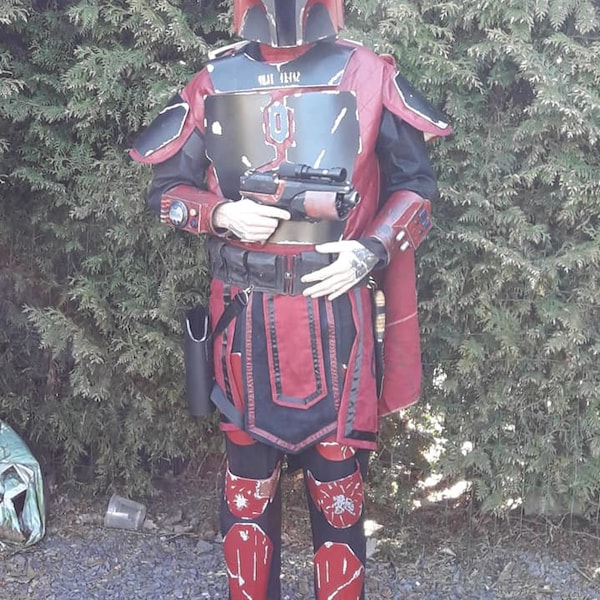 Larger Fan Made Mandalorian Armor Set (jango Style) for the Larger ...