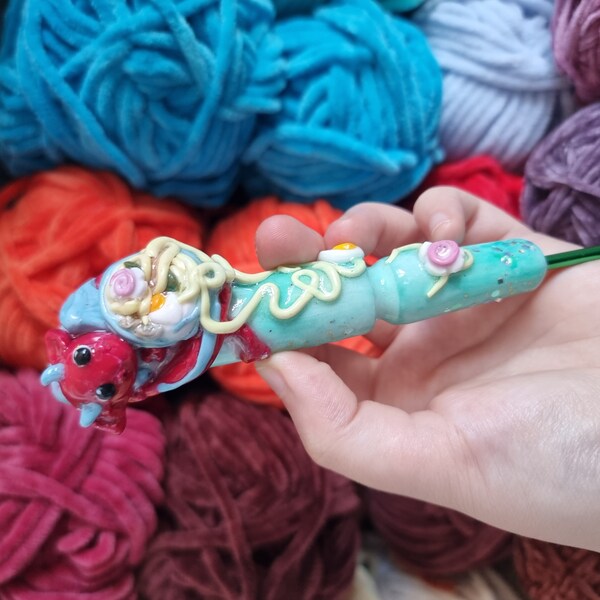 Custom Crochet Hook: Handmade, Themed Crochet Tools - Etsy
