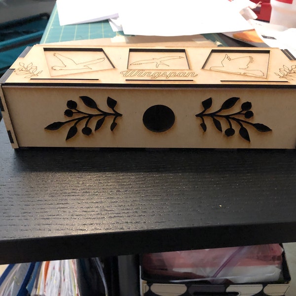 Wingspan + Expansions Card Box | Wooden Organizer - Etsy
