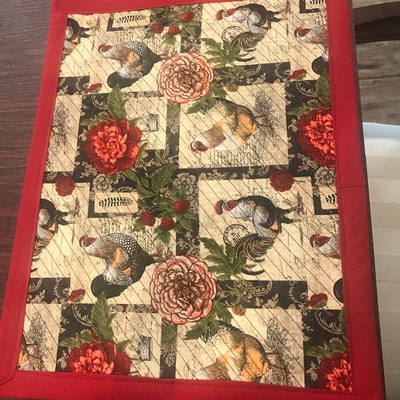 Pair 2 Oversized Handcrafted Quilted Potholders Hotpads Trivets,tasty ...