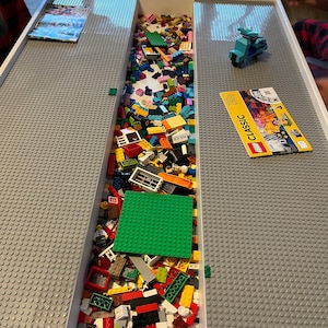 Tall Building Bricks Table, Building Blocks Table , Kids Table With ...