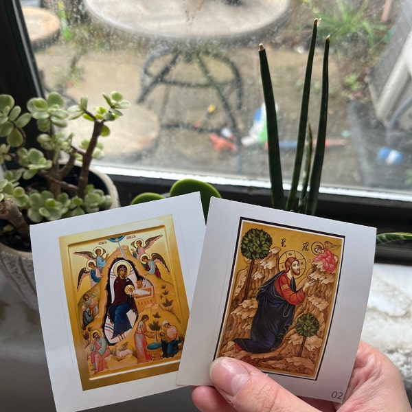 Resurrection of Christ Orthodox Stickers Anastasis Christ is Risen ...