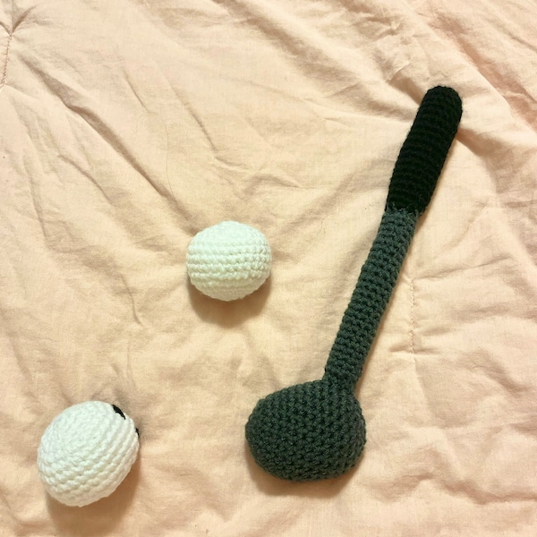 PDF PATTERN ONLY Golf Club and Ball Crochet Pattern - Etsy