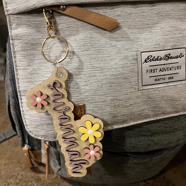 Custom Kids Name Backpack Tag for School Bag Personalized Childs Bag ...