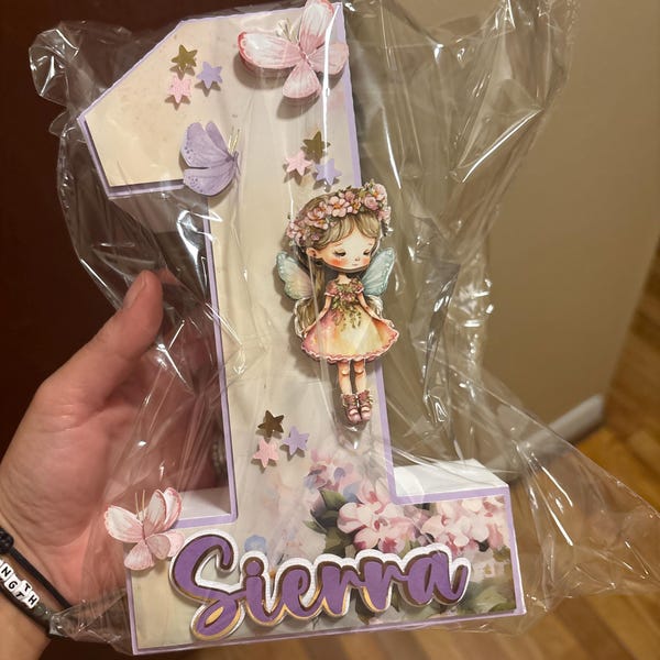 Cowboy First Birthday Number 1 Decoration: 3D Cardstock Party Decor,8.5 ...